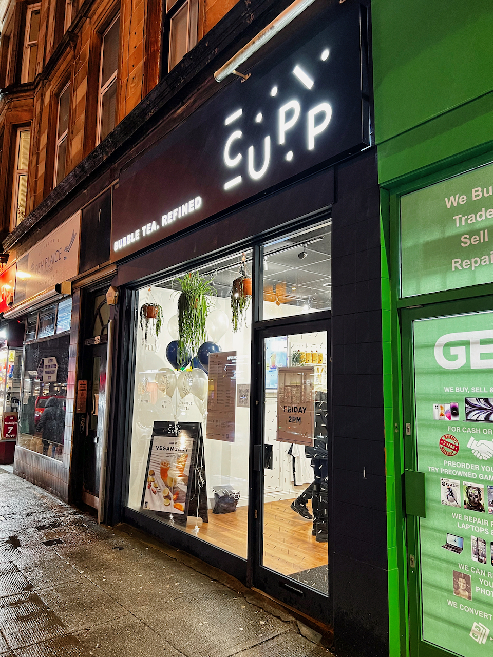 Cupp Bubble Tea (Glasgow, West End) 2022 : Review – Kris Munro