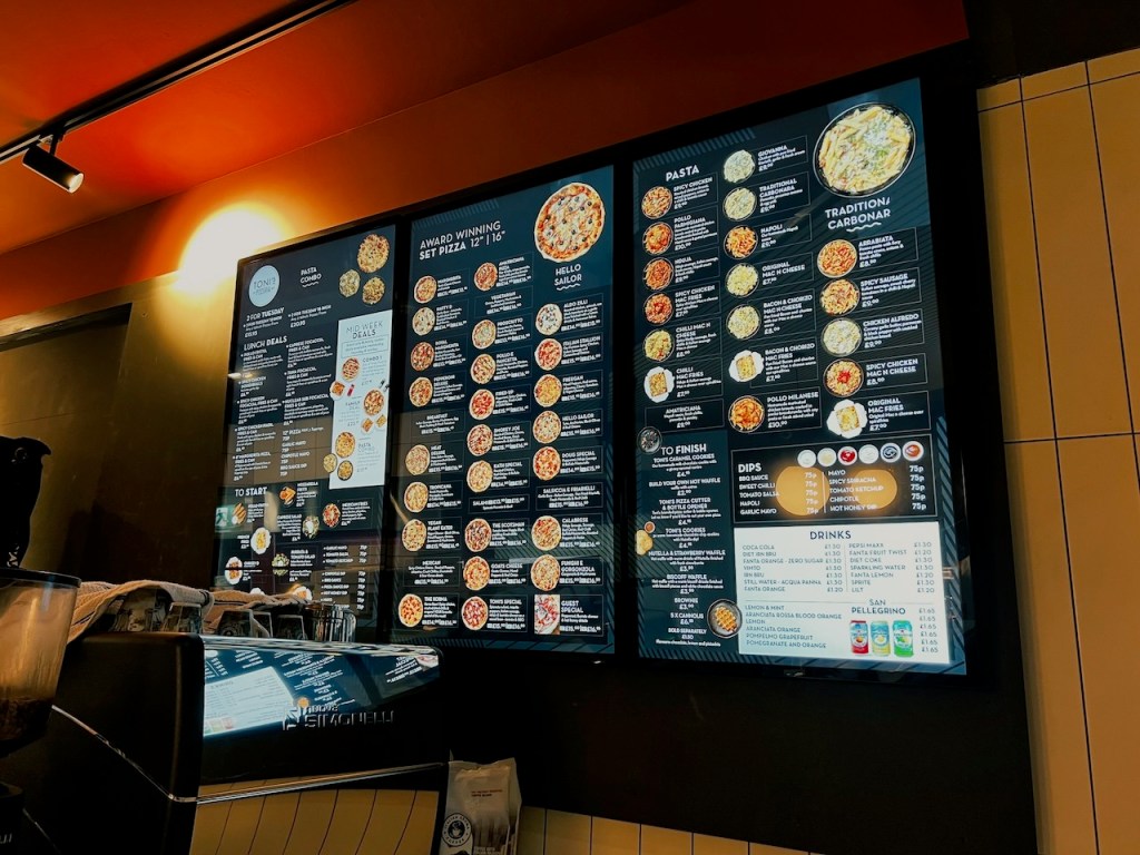 Toni’s Pizzeria (Giffnock) 2023 : Review – Kris Munro